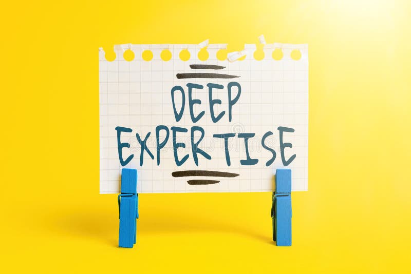 Inspiration Showing Sign Deep Expertise. Business Overview Great Skill ...