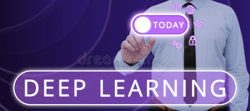 Text Showing Inspiration Deep Learning. Concept Meaning Hierarchical ...