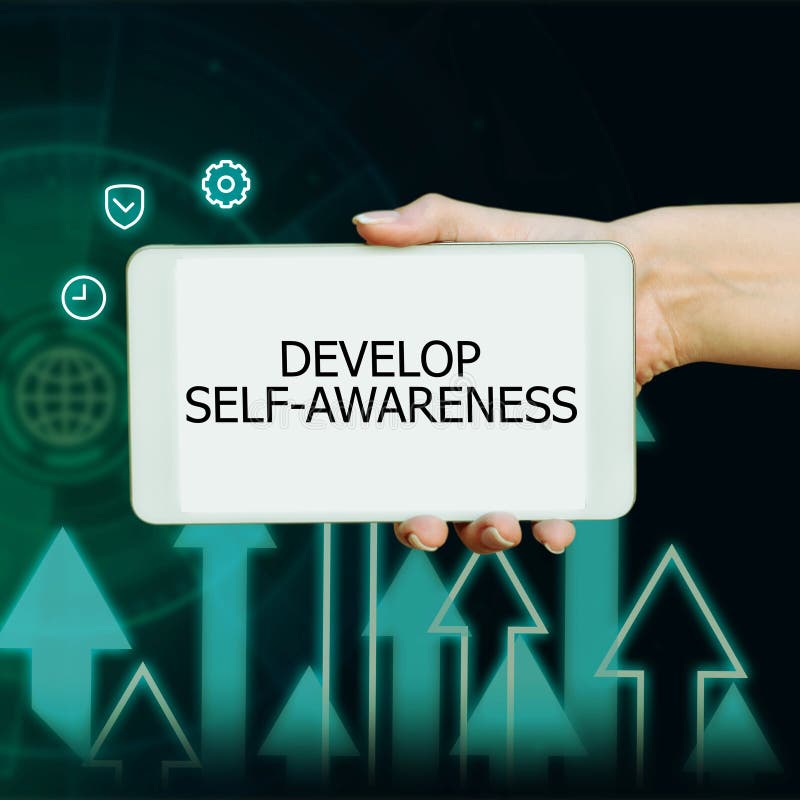 Handwriting Text Develop Self Awareness. Business Idea Improve Sharp ...