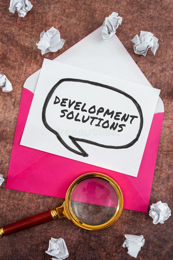 Writing Displaying Text Development Solutions. Concept Meaning ...