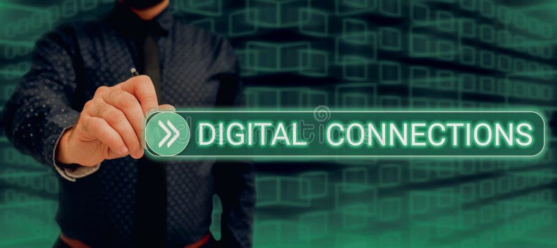 Writing Displaying Text Digital Connections. Word Written on Virtual ... Writing Displaying Text Digital Connections. Word Written on Virtual ...