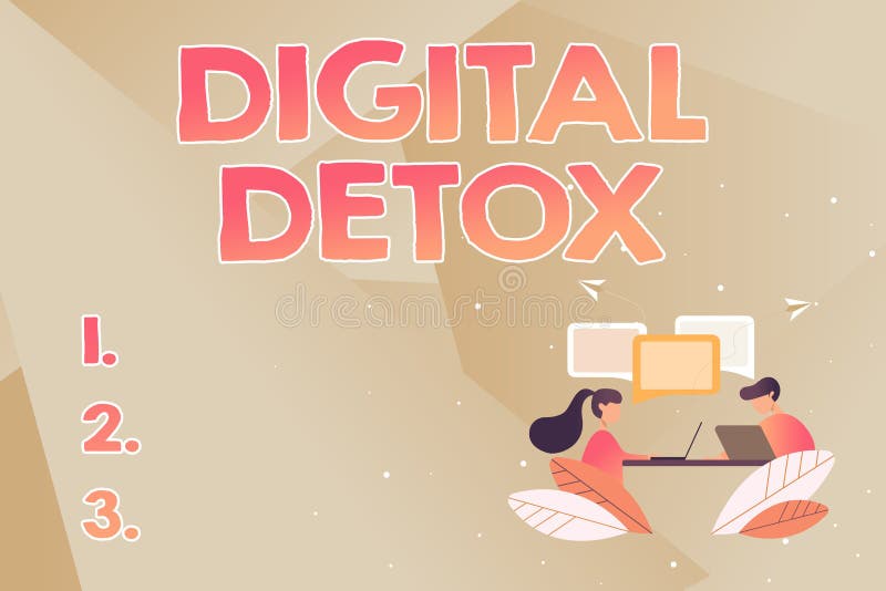 Writing Displaying Text Digital Detox. Concept Meaning Free of ... Writing Displaying Text Digital Detox. Concept Meaning Free of ...