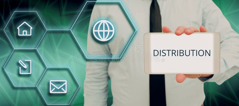 Writing Displaying Text Distribution. Business Idea Statement or Event ...