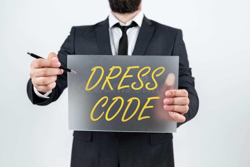 Dress Code Corporate Wear Stock Illustrations – 188 Dress Code ...