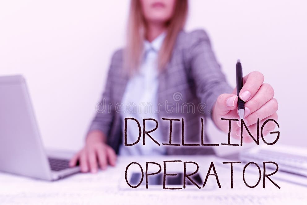 Writing Displaying Text Drilling Operator. Business Overview Someone ...