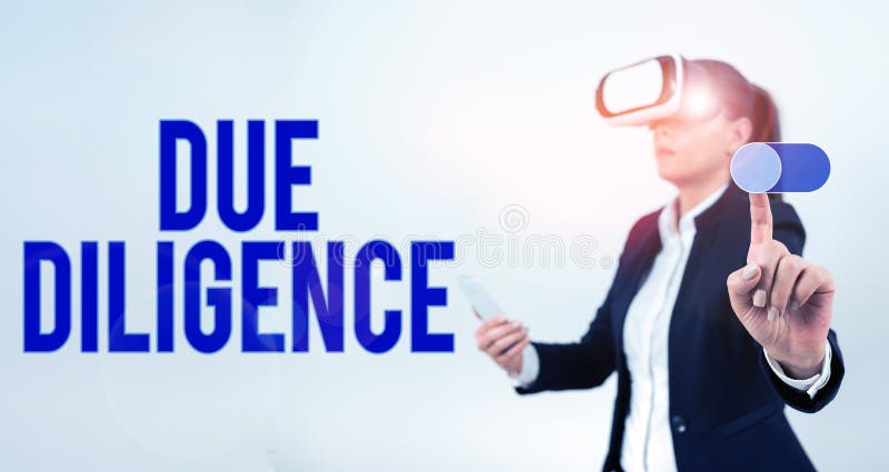 Conceptual Caption Due Diligence. Business Concept Avoid Harming Other ... Conceptual Caption Due Diligence. Business Concept Avoid Harming Other ...