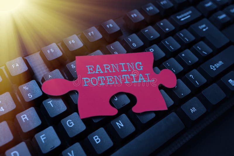 Conceptual Display Earning Potential. Business Idea Top Salary for a ... Conceptual Display Earning Potential. Business Idea Top Salary for a ...