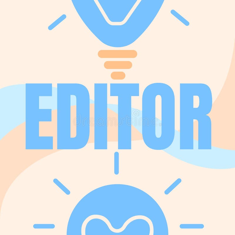 Writing Displaying Text Editor Internet Concept Person Who Is In
