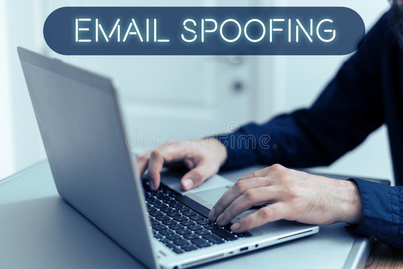 Hand Writing Sign Email Spoofing. Business Overview Secure the Access ... Hand Writing Sign Email Spoofing. Business Overview Secure the Access ...