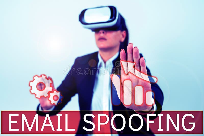 Writing Displaying Text Email Spoofing. Internet Concept Secure the ... Writing Displaying Text Email Spoofing. Internet Concept Secure the ...
