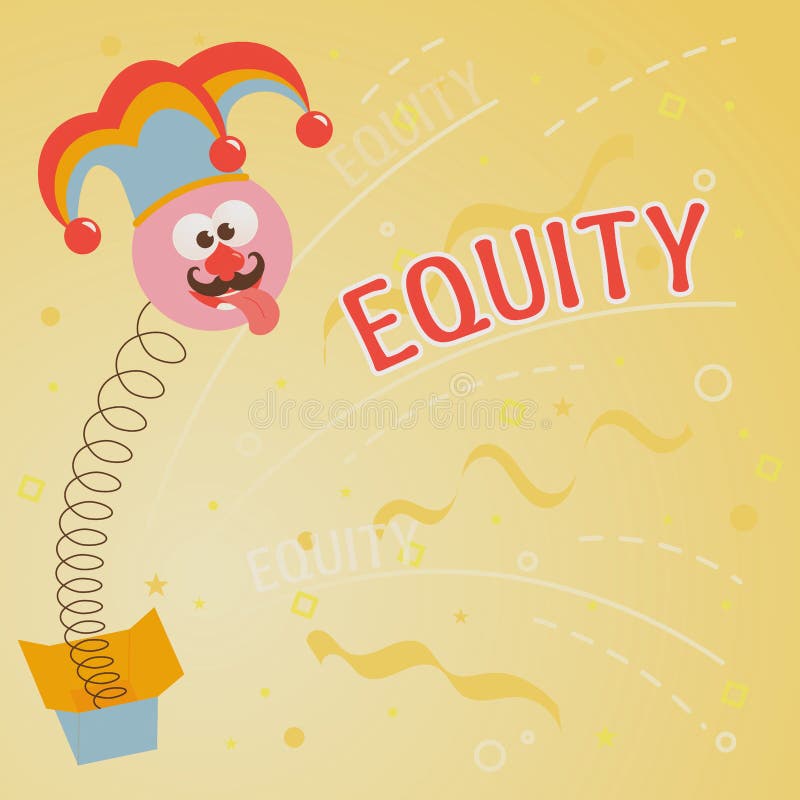 Writing Displaying Text Equity. Business Concept Quality of Being Fair ...