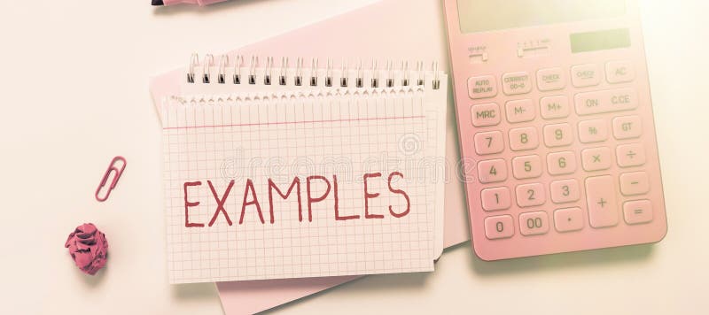 Writing Displaying Text Examples Conceptual Photo Photo Sample Model To Follow Guide