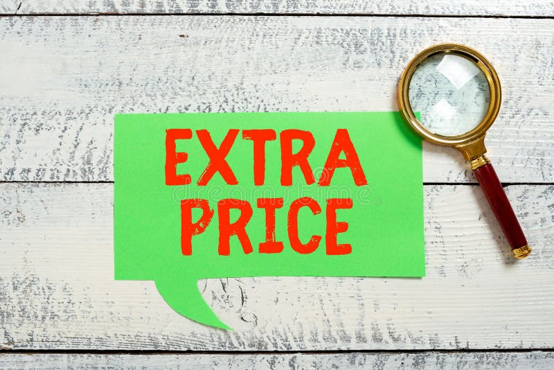 Writing Displaying Text Extra Price. Word Written on Extra Price ... Writing Displaying Text Extra Price. Word Written on Extra Price ...