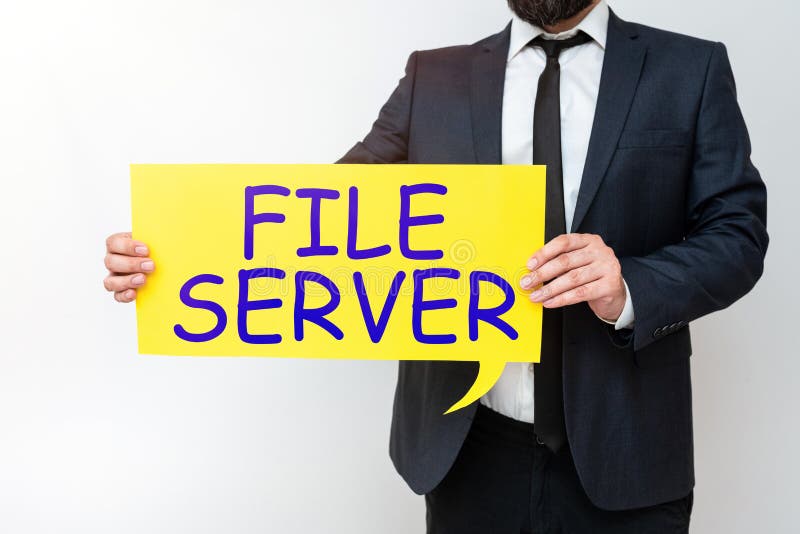 Writing Displaying Text File Server Business Approach Device Which