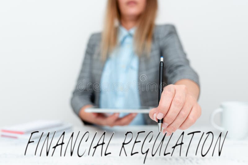 Writing Displaying Text Financial Regulation. Word Written on Aim To ... Writing Displaying Text Financial Regulation. Word Written on Aim To ...