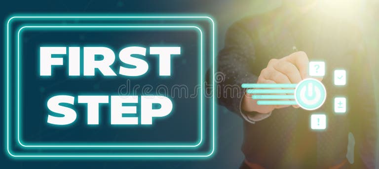 Writing Displaying Text First Step. Internet Concept Pertaining To the ...