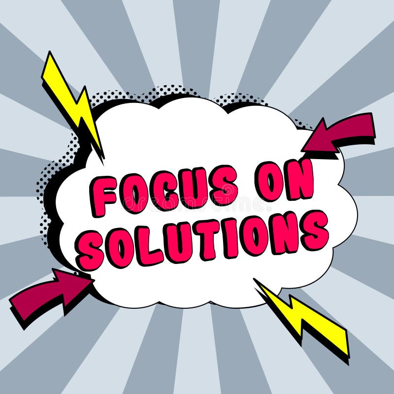 Writing Displaying Text Focus on Solutions. Business Overview Powerful ...