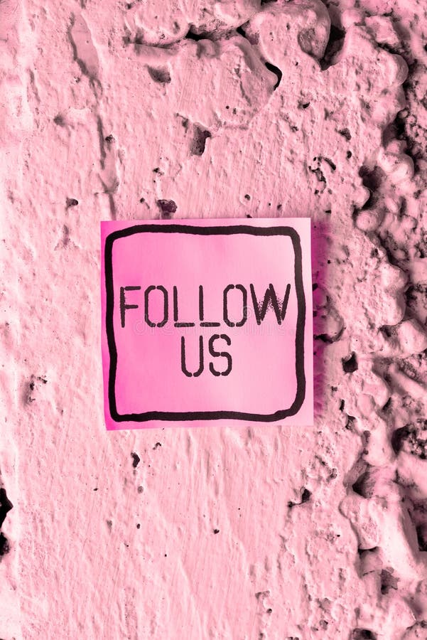 Writing Displaying Text Follow Us. Internet Concept To Invite a Person ... Writing Displaying Text Follow Us. Internet Concept To Invite a Person ...