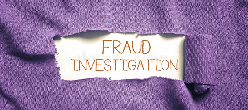 Text Showing Inspiration Fraud Investigation. Internet Concept Process ... Text Showing Inspiration Fraud Investigation. Internet Concept Process ...