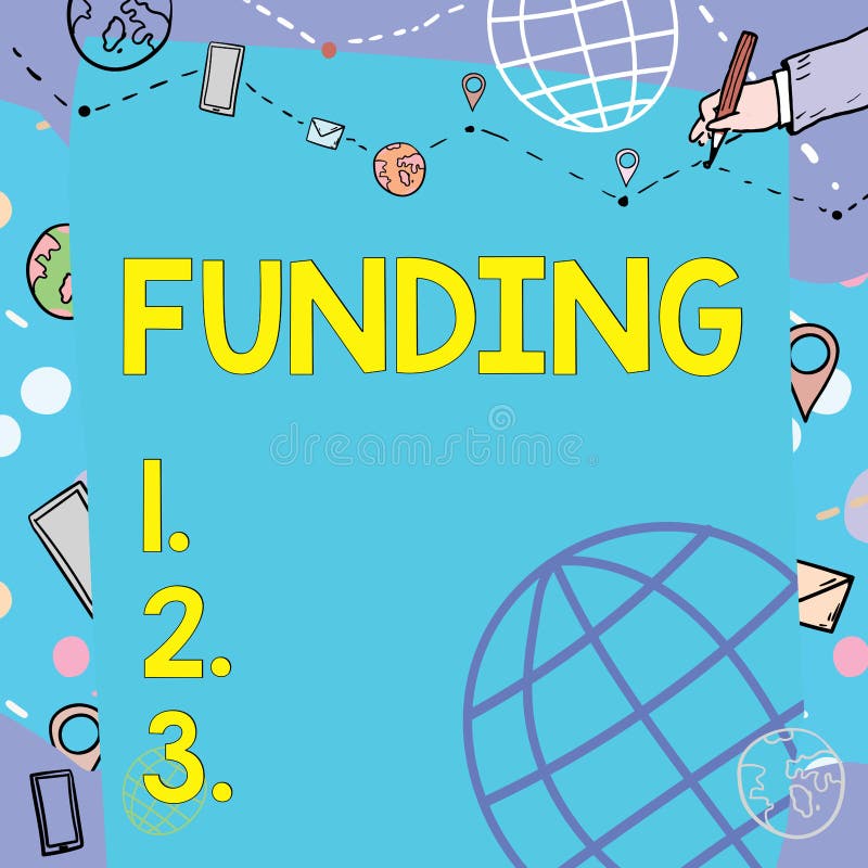 Writing Displaying Text Funding. Concept Meaning the Process of Growing ...