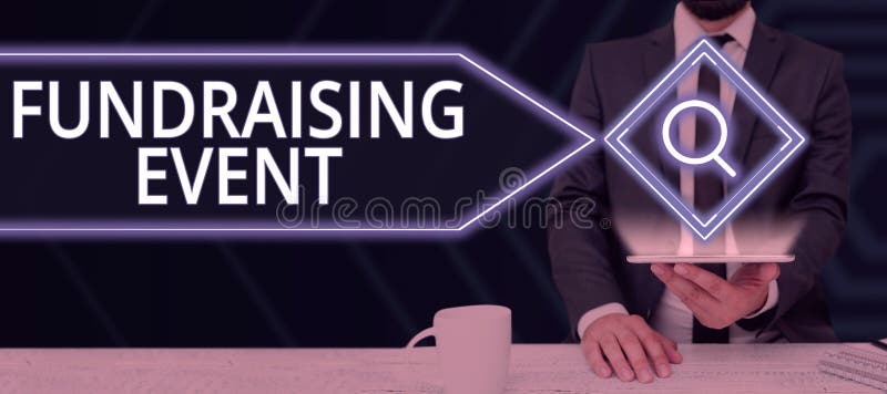Writing Displaying Text Fundraising Event. Business Approach Campaign ... Writing Displaying Text Fundraising Event. Business Approach Campaign ...