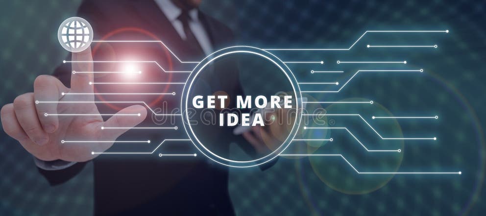 Writing Displaying Text Get More Idea. Concept Meaning Random Input Mind Map Picture Mock Up ...