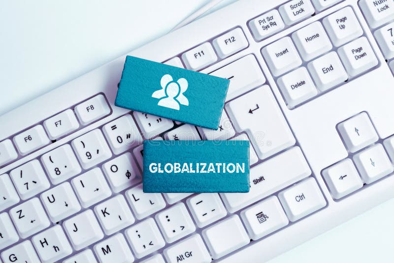 Inspiration Showing Sign Globalization. Business Showcase Development ...