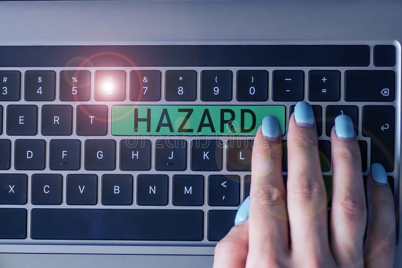 Handwriting Text Hazard. Business Idea Account or Statement Describing ...