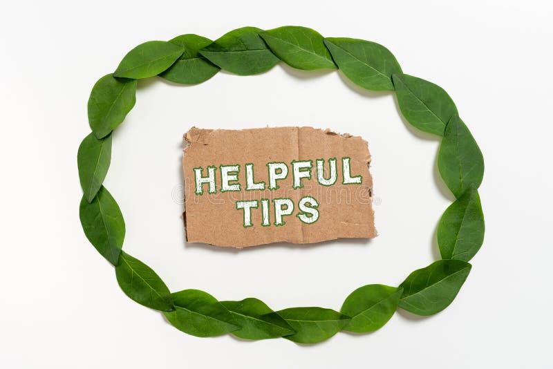 Text Sign Showing Helpful Tip S is. Word for Ask an Expert Solutions ...