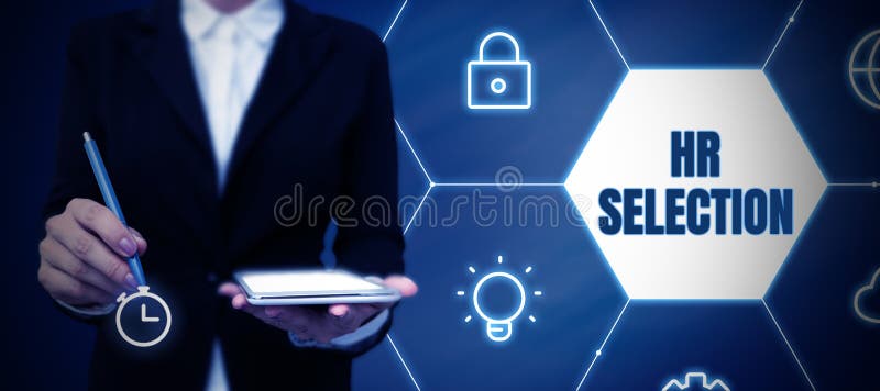 Writing Displaying Text Hr Selection. Conceptual Photo Process and ...