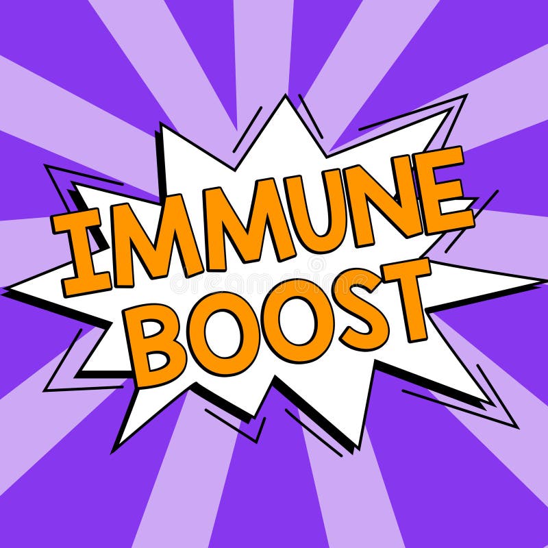 Writing Displaying Text Immune Boost. Concept Meaning Being Able To ...