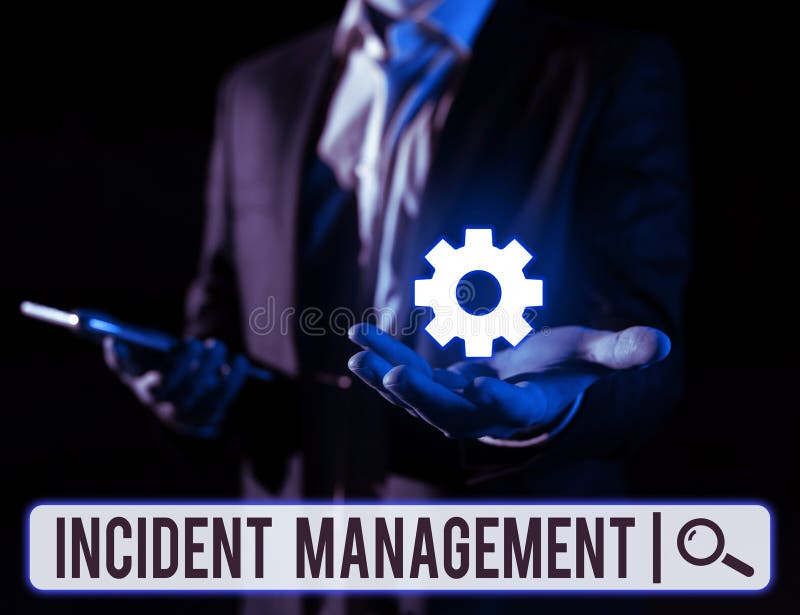 Writing Displaying Text Incident Management. Conceptual Photo Process ...