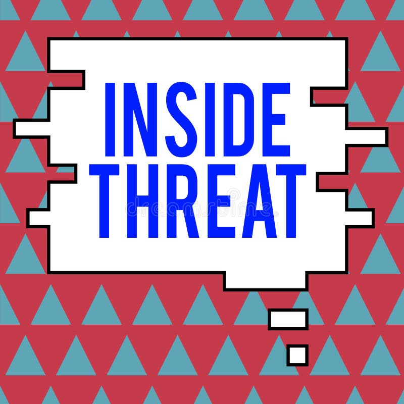 Writing Displaying Text Inside Threat. Business Idea Information that ...