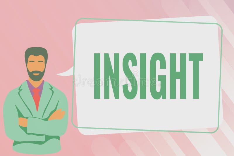 Writing Displaying Text Insight. Concept Meaning Capacity Gain Accurate ...