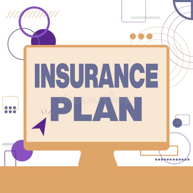 Conceptual Display Insurance Plan. Business Concept Includes the Risk ...