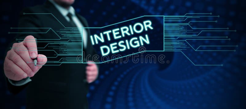 Writing Displaying Text Interior Design. Word Written on the Art of ...