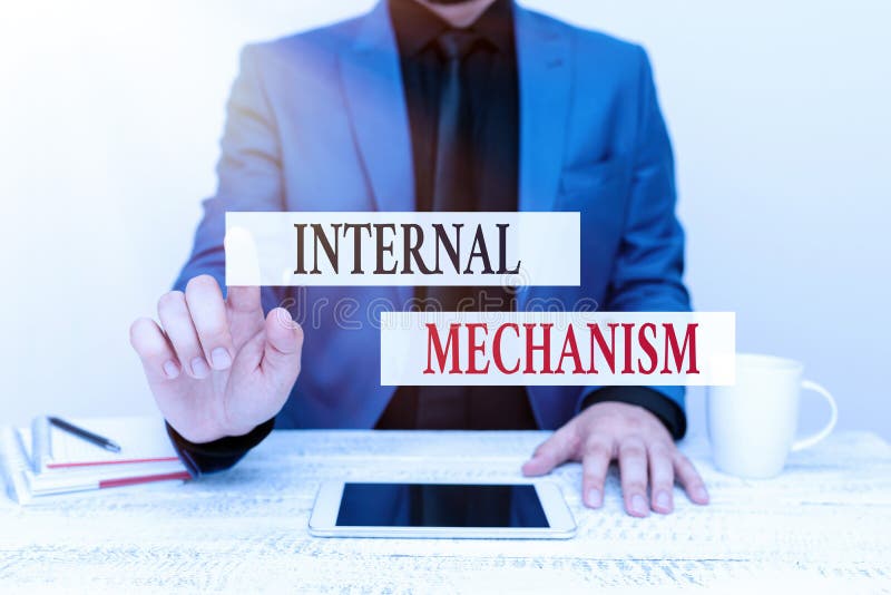 Conceptual Caption Internal Mechanism. Business Showcase the Foremost ...