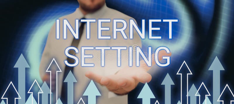 Handwriting Text Internet Setting. Concept Meaning Any Person ...