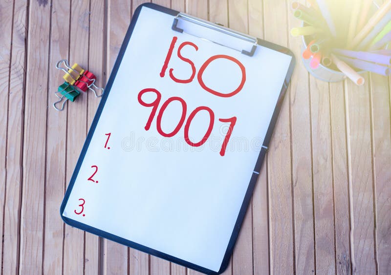 Writing Displaying Text Iso 9001. Word for Designed Help Organizations ...