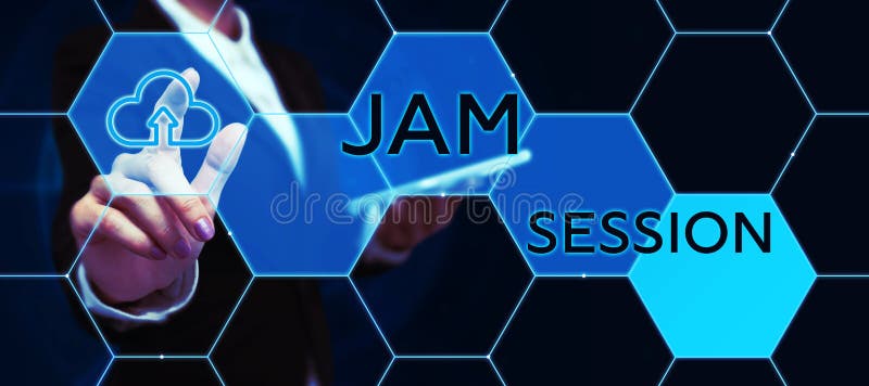 Writing Displaying Text Jam Session. Business Concept Impromptu ...