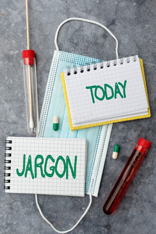 Writing Displaying Text Jargon. Business Overview Special Words or ...