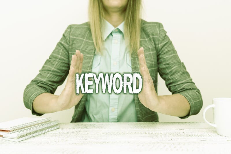 Writing Displaying Text Keyword. Business Overview Word Which Acts As ...