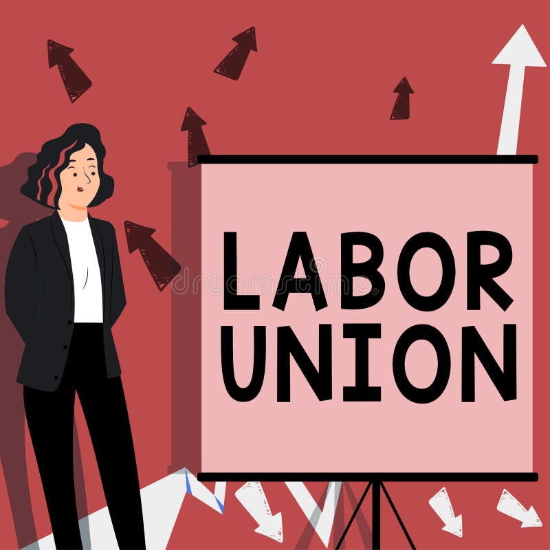 Writing Displaying Text Labor Union. Business Approach Rules Relating ...