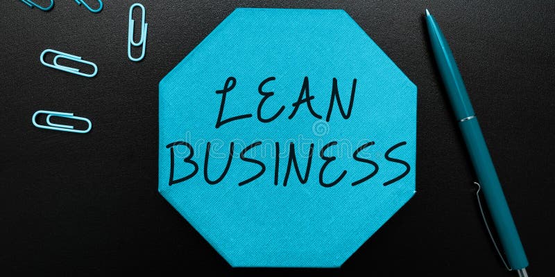 Writing Displaying Text Lean Business. Word for Improvement of Waste ... Writing Displaying Text Lean Business. Word for Improvement of Waste ...