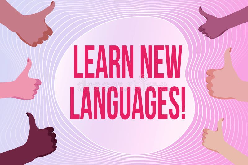 Sign Displaying Learn New Languages. Internet Concept Developing ... Sign Displaying Learn New Languages. Internet Concept Developing ...