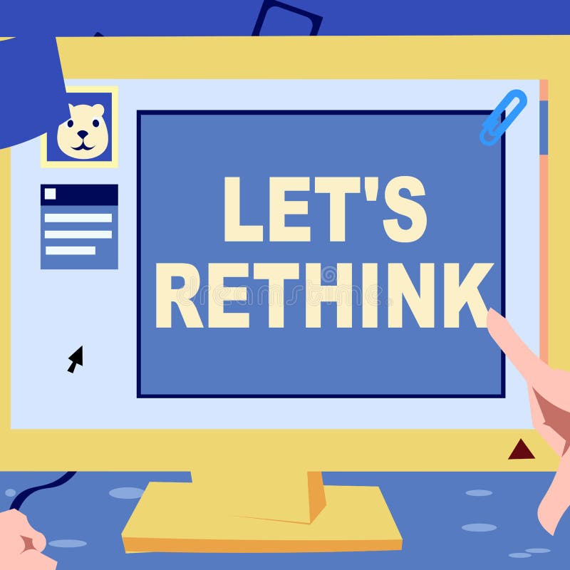 Text Showing Inspiration Let S Rethink. Business Showcase an ... Text Showing Inspiration Let S Rethink. Business Showcase an ...
