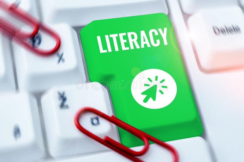 Writing Displaying Text Literacy. Internet Concept Ability To Read and ... Writing Displaying Text Literacy. Internet Concept Ability To Read and ...