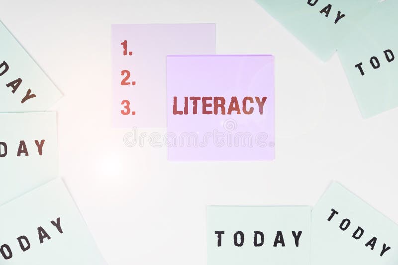 Writing Displaying Text Literacy. Word Written on Ability To Read and ... Writing Displaying Text Literacy. Word Written on Ability To Read and ...