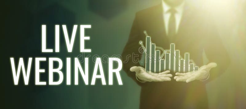 Conceptual Caption Live Webinar. Business Idea Interactive Seminar ...