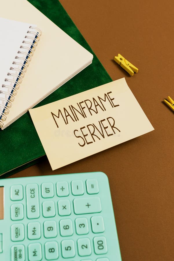 Writing Displaying Text Mainframe Server. Conceptual Photo the ... Writing Displaying Text Mainframe Server. Conceptual Photo the ...